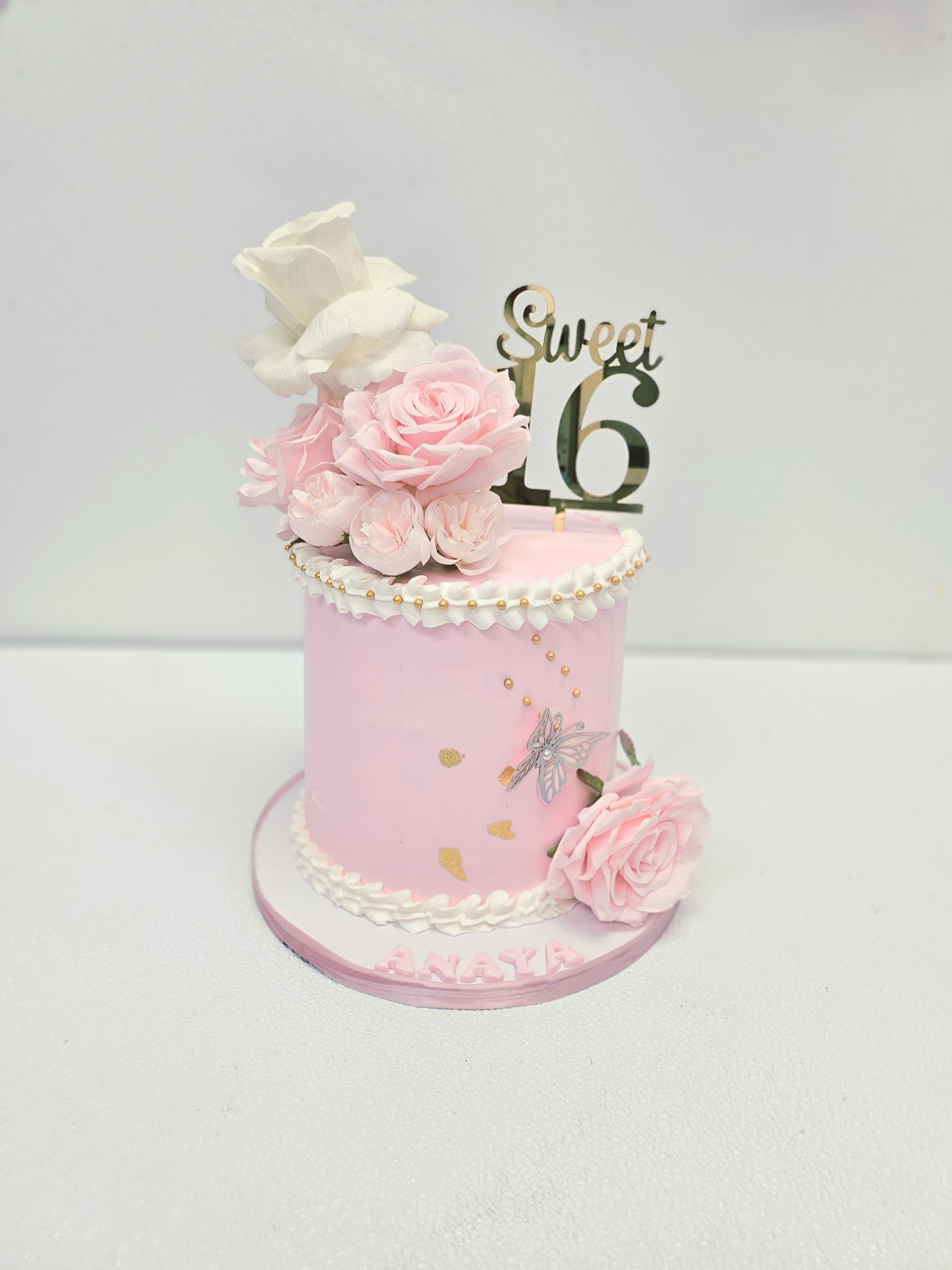 Sweet 16 Bloom Cake | Neron Cakes & Events